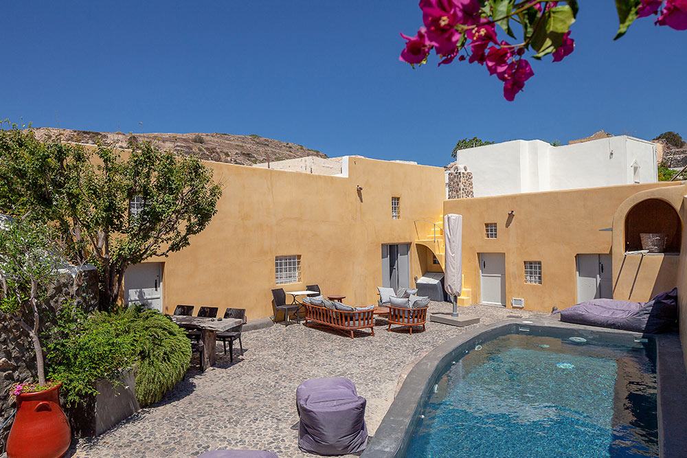 Emporio Houses | Traditional stone winery houses, Santorini Island